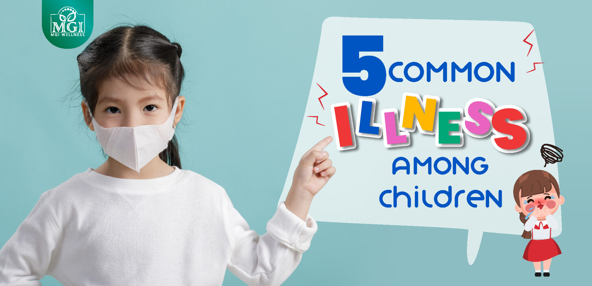 5 common illness among children | MGI Wellness